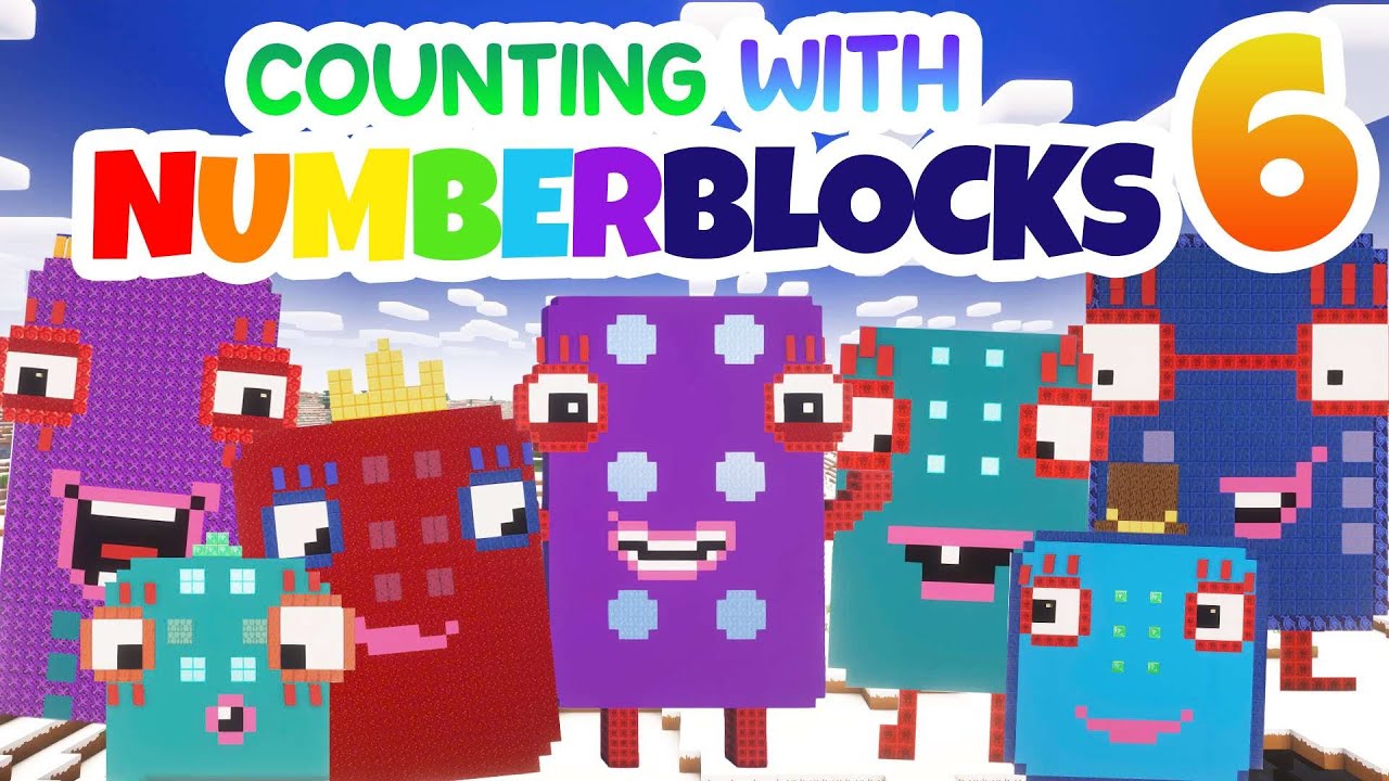 Counting Fun with Numberblock 6 | Math for Kids | Minecraft Numberblocks