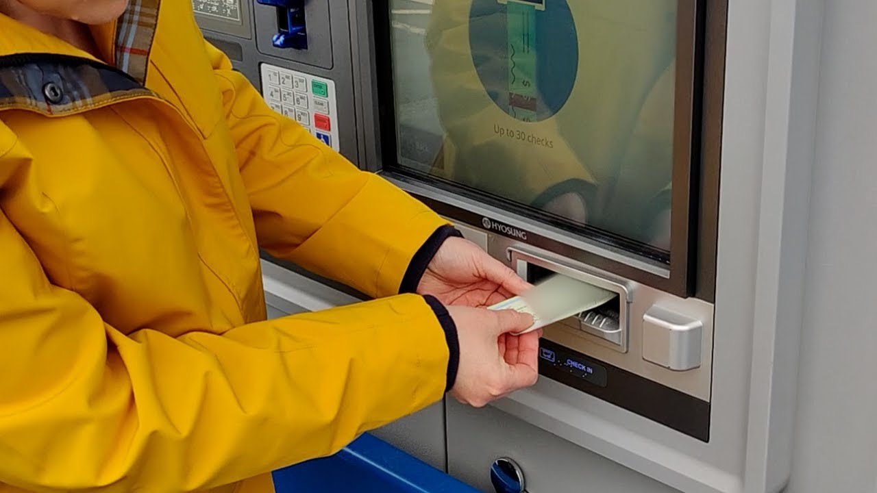 How to Deposit A Paper Check At An ATM (at any bank)