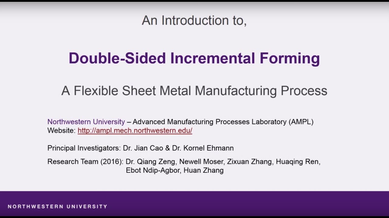 Introduction to Double-Sided Incremental Forming