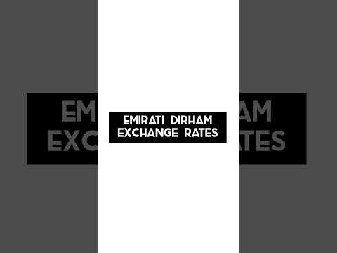 UAE Dirham Exchange rates today 24-March-2023