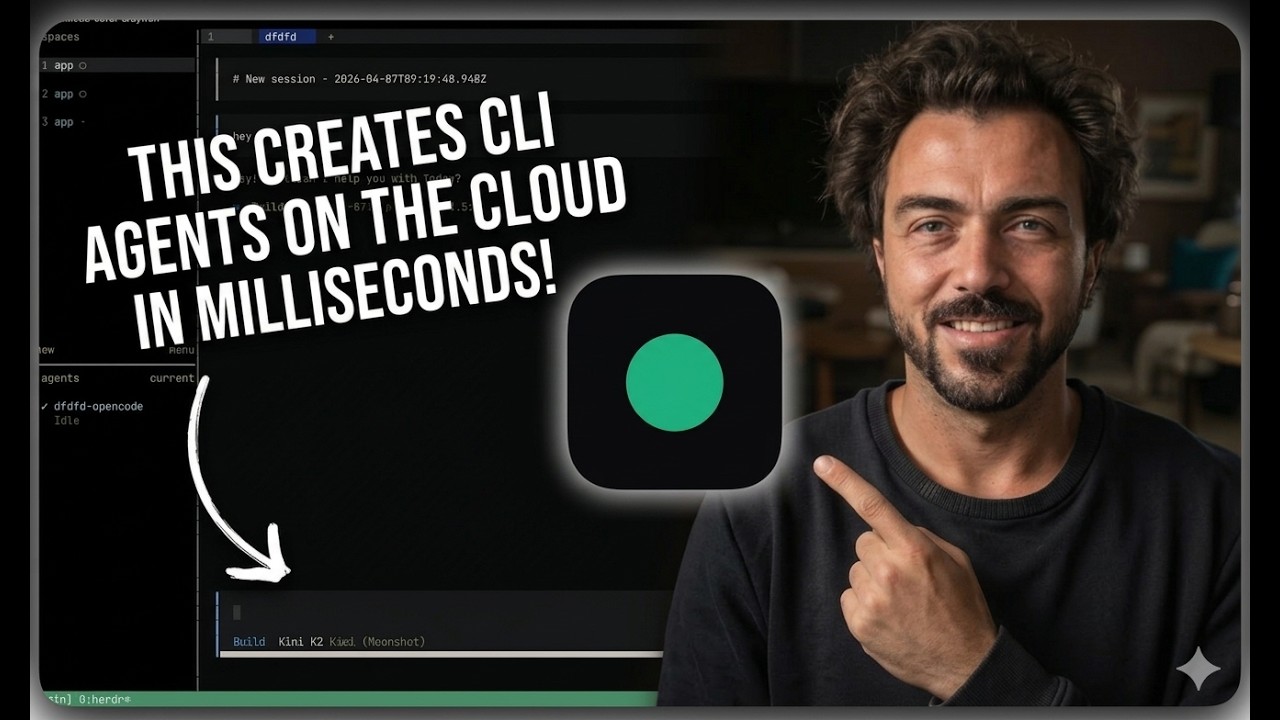 Run Opencode on web terminal in cloud computer in milliseconds (Openrouter and Github integration)