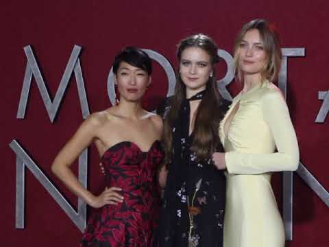 Jihae, Hera Hilmar and Leila George:  principal actress the Mortal Engines Premiere