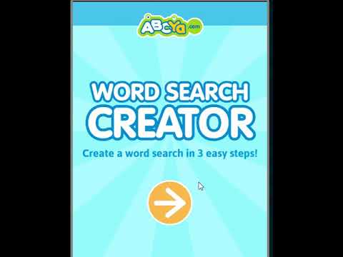 Word Search Maker for Kids