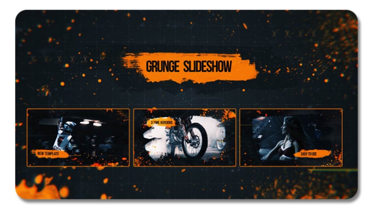 Grunge Slideshow 18296229 | After Effects Template