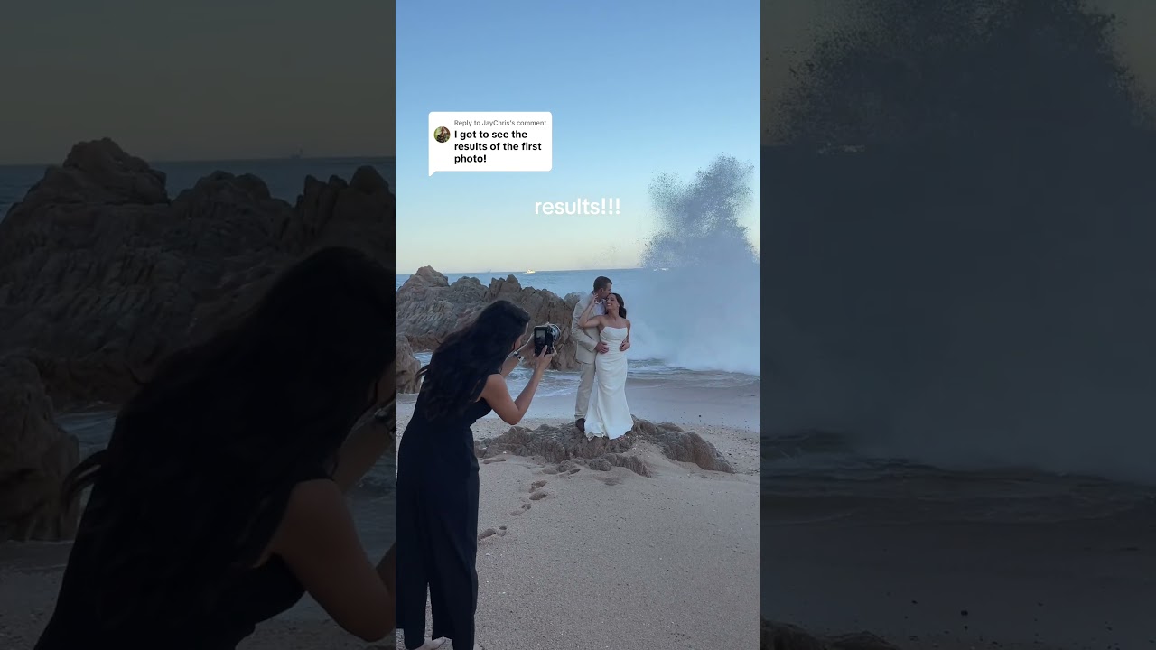 Beach Poses To Try | Behind The Scenes Wedding Photos at The Beach + Photo Results at End