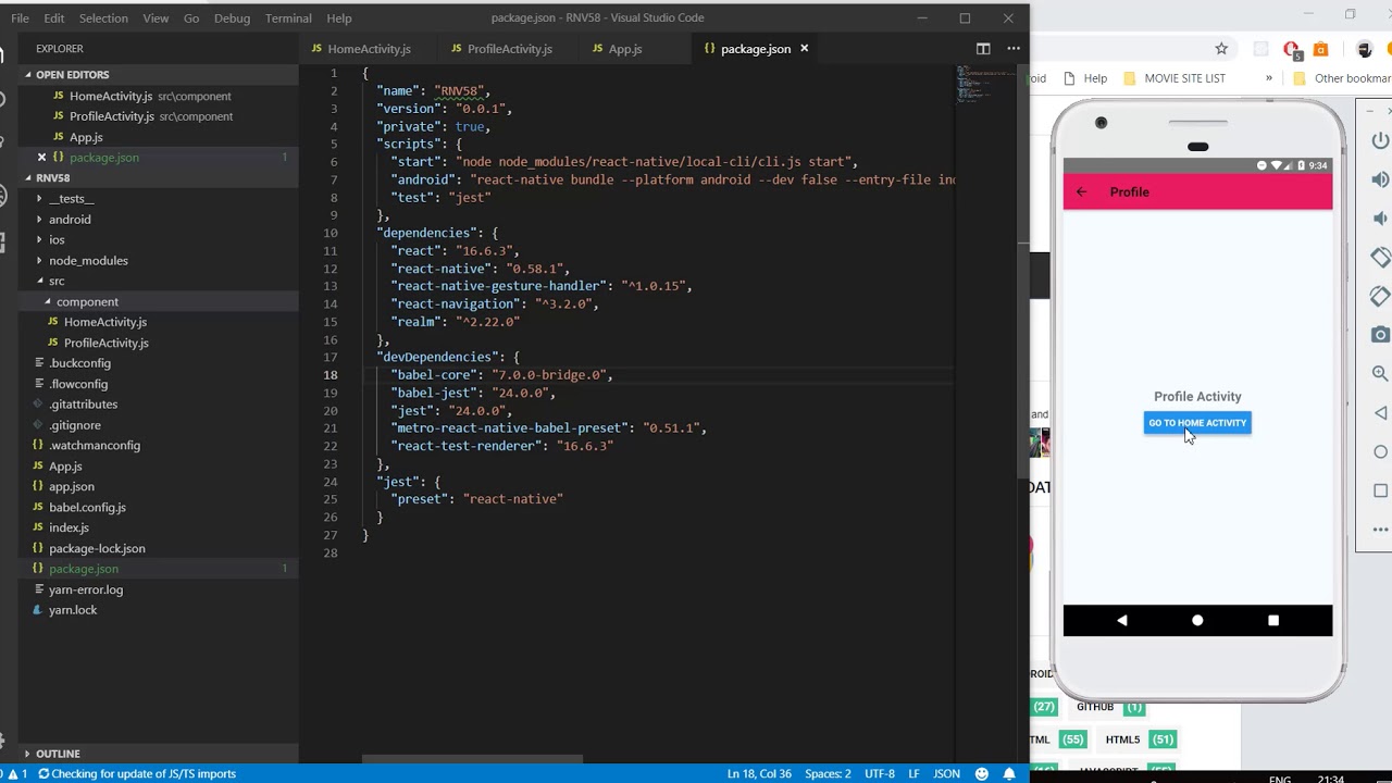 Using react-navigation 3.0 in React Native apps