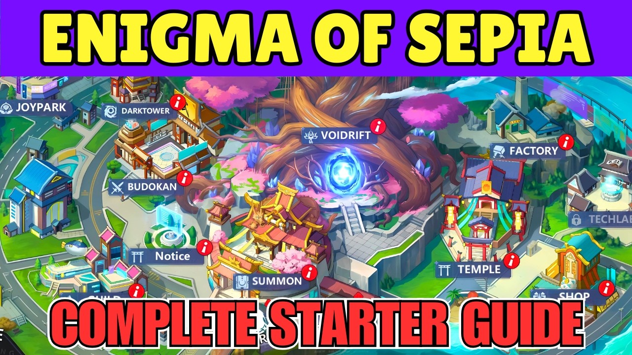 FULL BEGINNERS GUIDE! | Enigma of Sepia | TapScreen Gaming