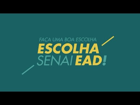 Curso técnico em EAD SENAI
