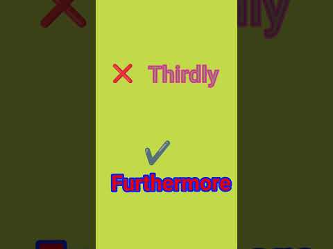 firstly secondly thirdly IELTS| firstly secondly thirdly & next| Basic vs Advance English