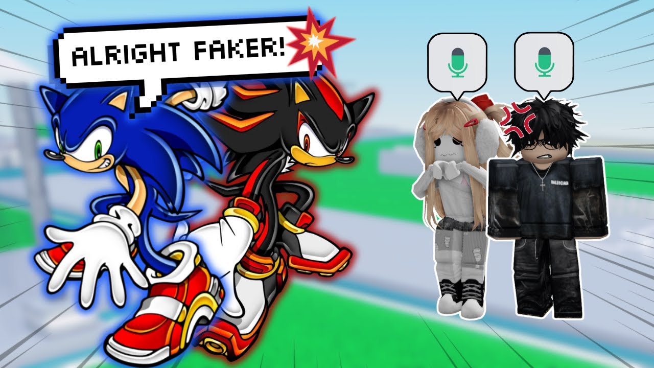 SONIC and SHADOW TAKE OVER ROBLOX VOICE CHAT