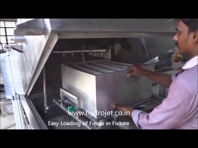 AHU Filter cleaning equipment - Rotary Filter Cleaning Machine ...