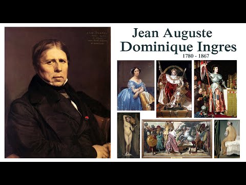 Artist Jean Auguste Dominique Ingres (1780 - 1867)