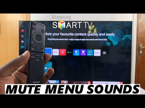 Samsung Smart TV: How To Mute Menu Sounds | Turn OFF Menu Sounds