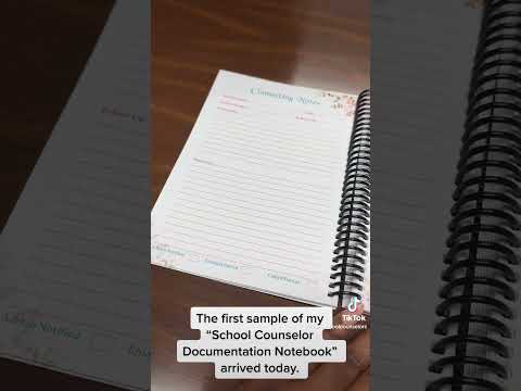 School Counselors Need This Notebook To Stay Organized