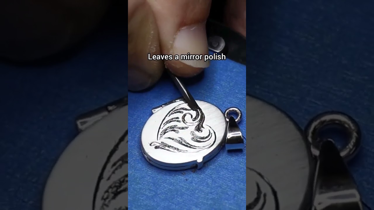 What do you think of bright cut techniques?  #brightcut #customengraving  #scroll #valentines