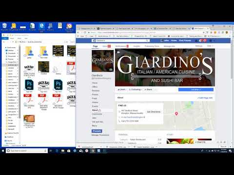 how to add a menu to facebook
