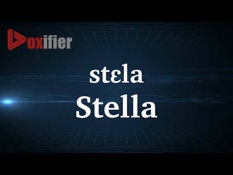 How to Pronunce Stella in French - Voxifier.com