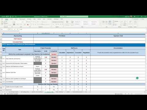 Staff Hour Estimation Forms: 6c. Selective Clearing & Grubbing