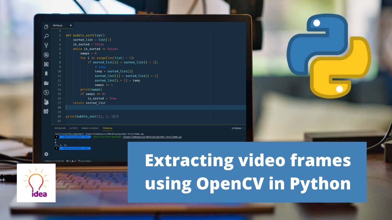Extracting Video Frames Using OpenCV in Python | Python Project