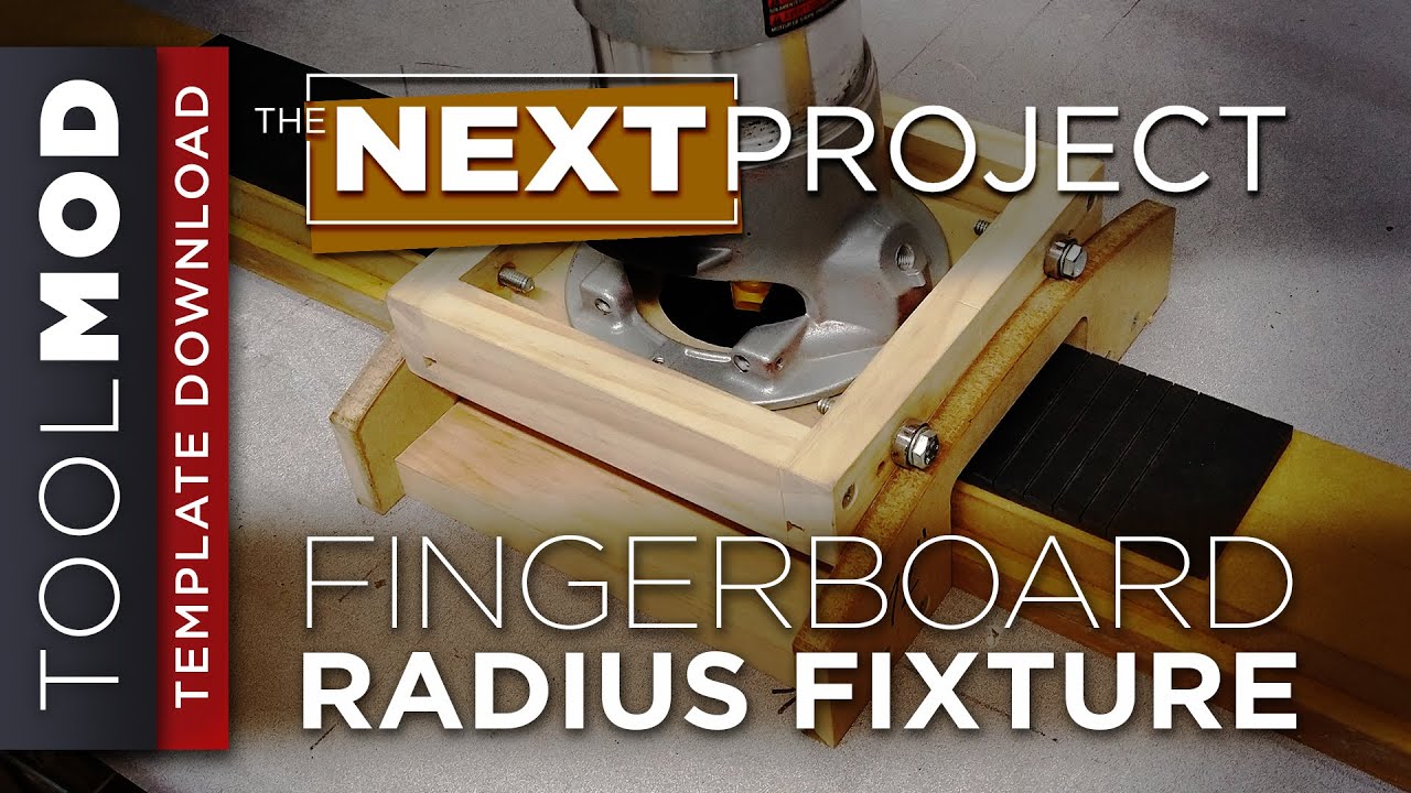 Guitar Fretboard Radius Jig - with template download - Woohoo!