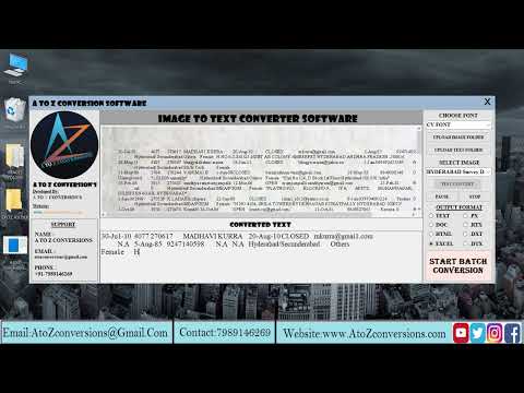 Image To Excel Converter Software | Image To Excel Conversion Software | Image To Excel |