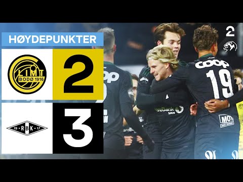 Bodø/Glimt 2 - 3 Rosenborg - Høydepunkter
