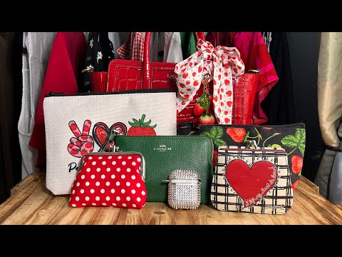🌱🍓 What’s in my Bag - Ralph Lauren Mock Croc 🍓🌱