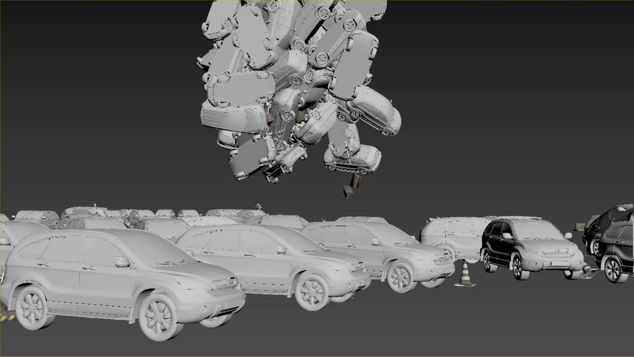 Gravity Reverse Simulation - Tyflow Scene File Download
