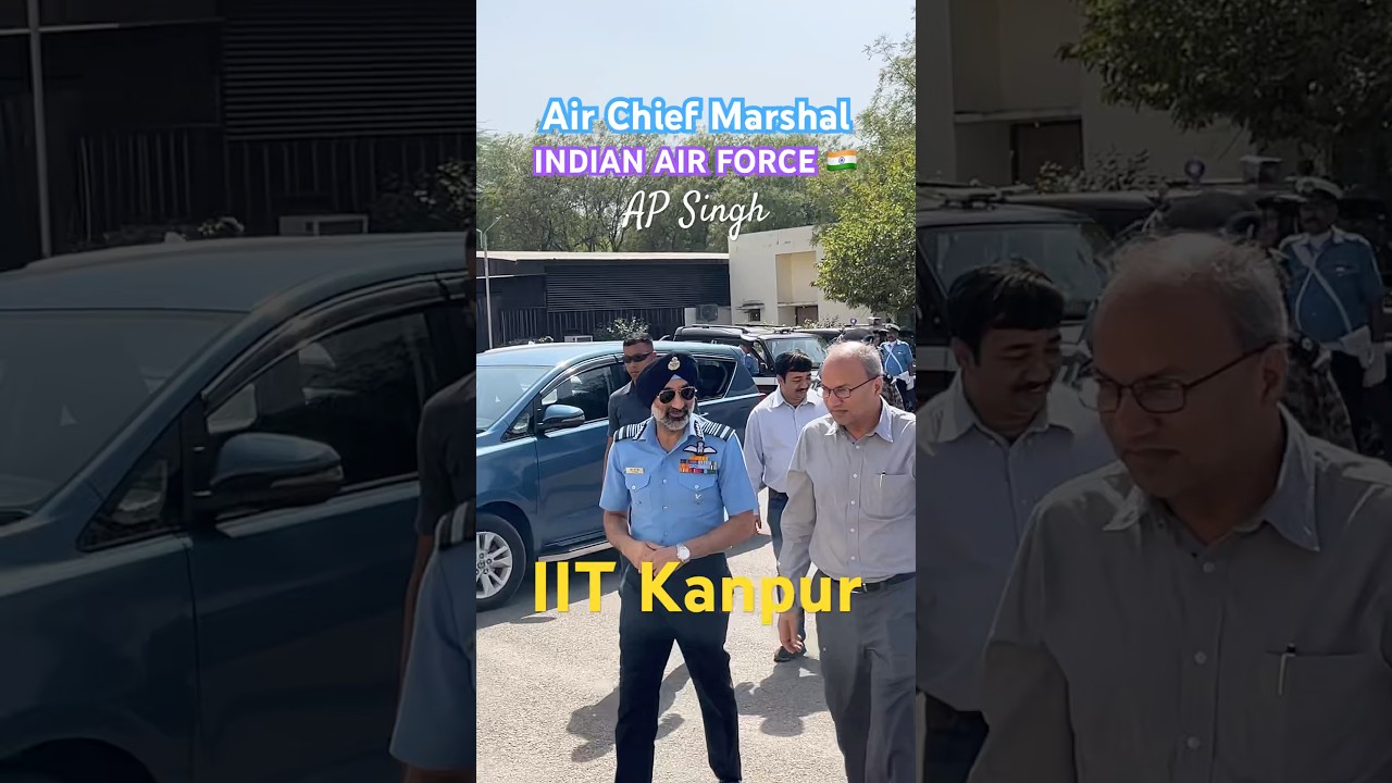 Air Chief Marshal Indian Air Force AP Singh at IIT Kanpur🔥#indianairforce #iitkanpur #airforce #fyp