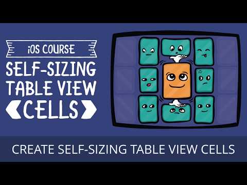 Learn Create Self Sizing Table View Cells Working with TableViews with Swift 5 Xcode 11 and iOS ...