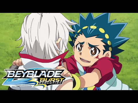 BEYBLADE BURST EVOLUTION The Showdown Between Valt and Shu