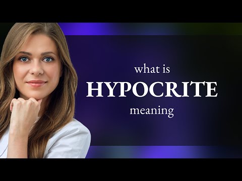 Hypocrite | what is HYPOCRITE definition