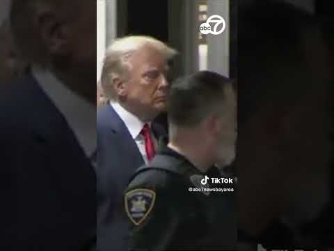 Former Pres. Trump enters courtroom ahead of arraignment