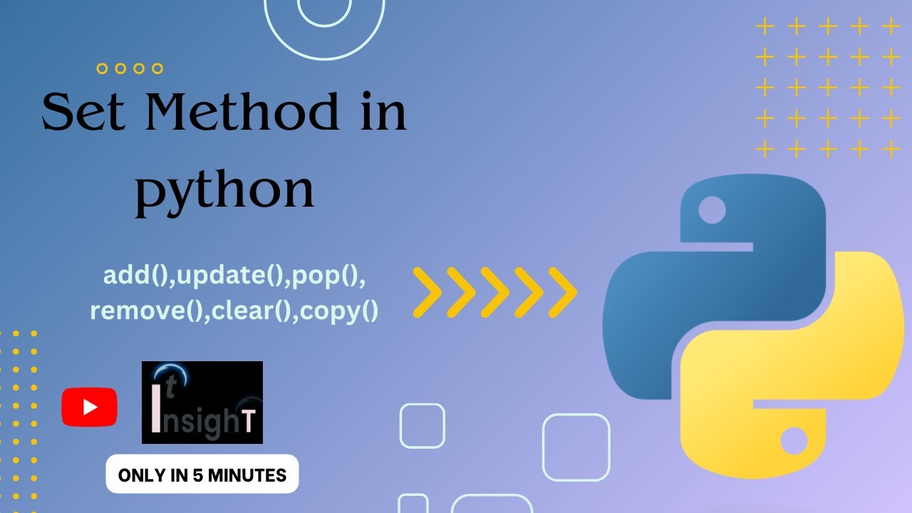 Set method in python | Python in hindi |copy(),add(),update(),pop(),remove(),clear()#python3 #viral