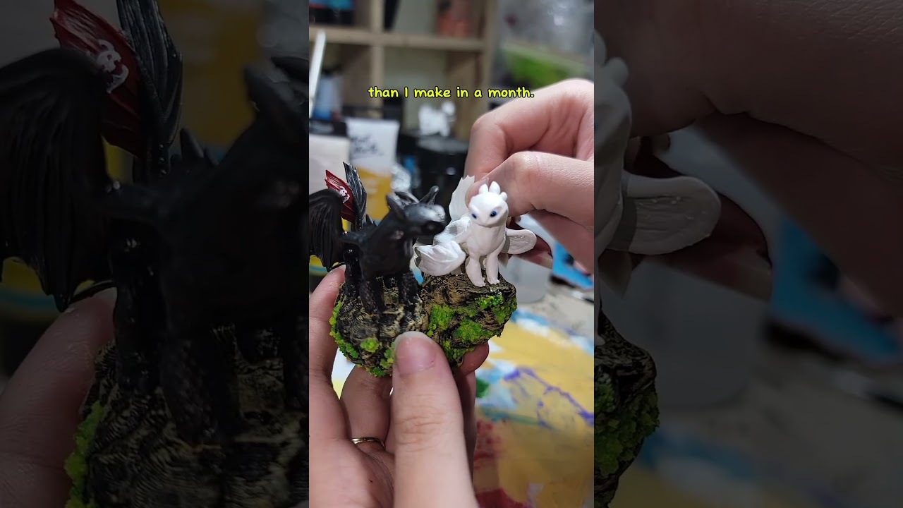 Can’t believe I did this. #handmadesmallbusiness #epoxylamp #resinart #httydfanart #httyd