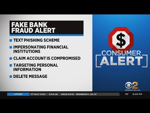 New York state issues alert about fake bank fraud texts