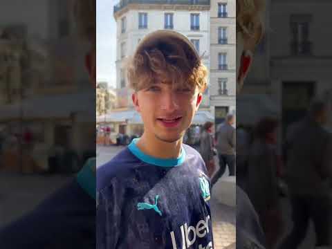 Mettre un maillot de Marseille à Paris 😳 #shorts