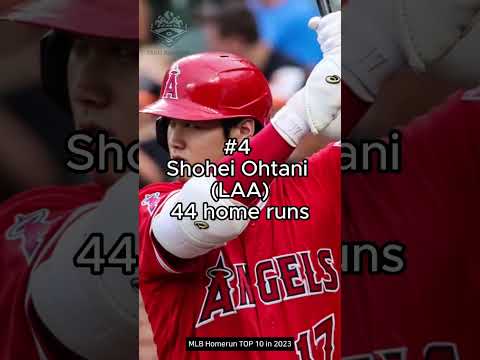The Best MLB Home Runs Leaders Top 10 of 2023 #mlb #ranking #shorts #top10