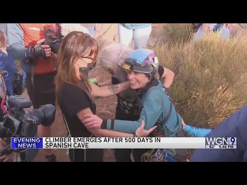 Spanish climber leaves cave after 500 days in isolation