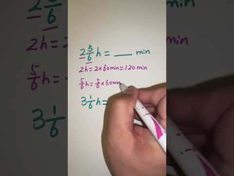Converting units of time | How to convert hours to minutes #units #hours #minutes #shorts