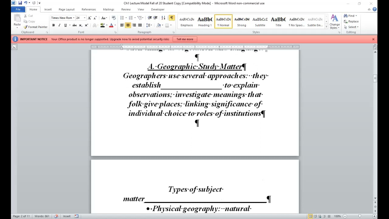 Chapter 1:  Globalization and World Regions