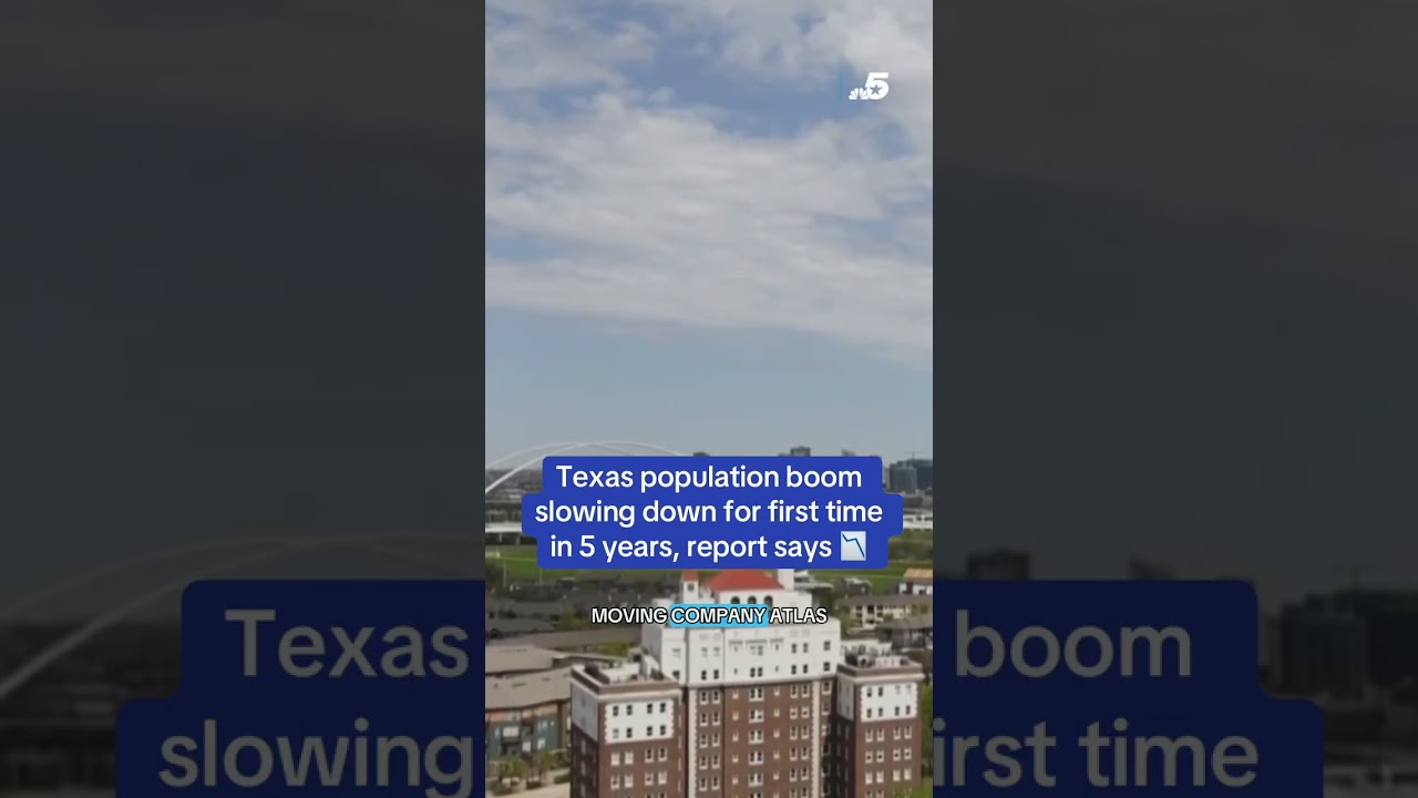 Texas population boom slows down | NBC DFW