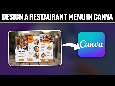 How To Design a Restaurant Menu in Canva For Beginners 2025! (Full Tutorial)