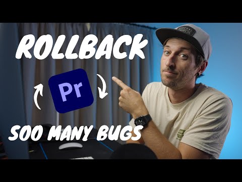 How to Rollback a Premiere Pro Project file to the previous year | Premiere Pro 2022