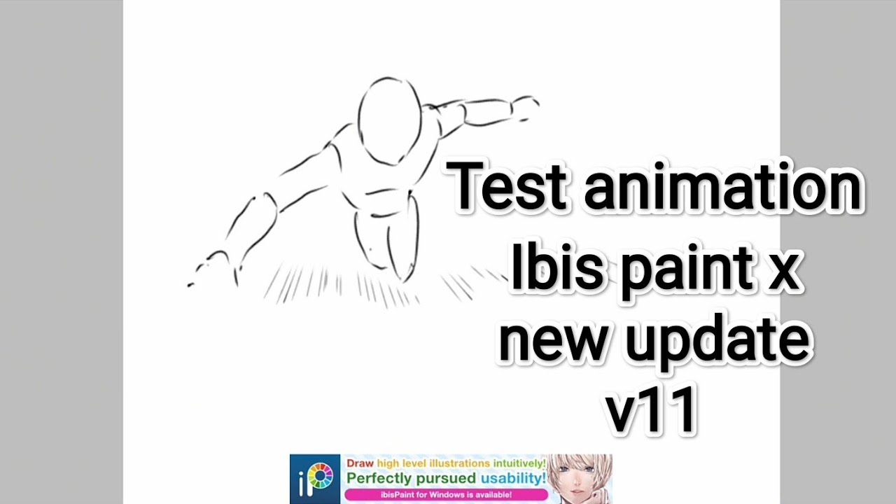 Animation test Ibis paint X v11 #IbispaintX #animationTimelapse