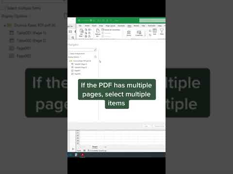 PDF to Excel Free- FinanceINME