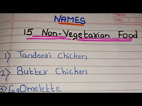 Names of Non Vegetarian food/ Dishes /Non Veg Food Names in english/ 15 Non Vegetarian Food Names
