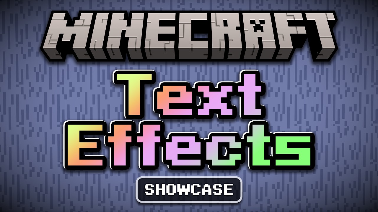 Add AMAZING Text Effects to Minecraft With A Simple Resource Pack