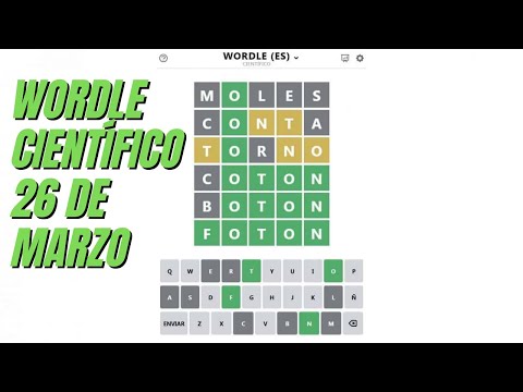 WORDLE CIENTÍFICO del día 26 DE MARZO