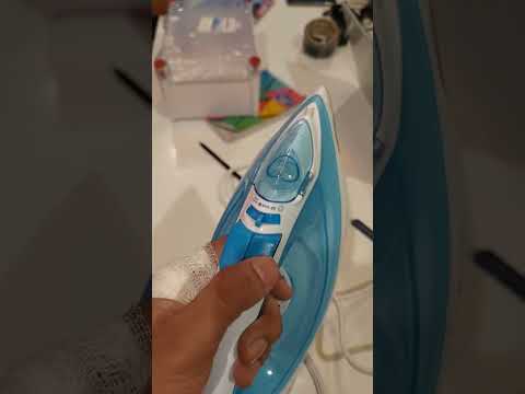 Philips iron for all types of clothes, with water spray #short #iron